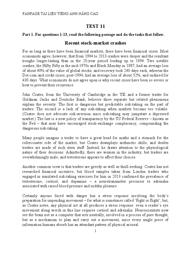 Reading Practice Tests For Nec 2 Revised Sample Test 1 | PDF | Beech | Oak