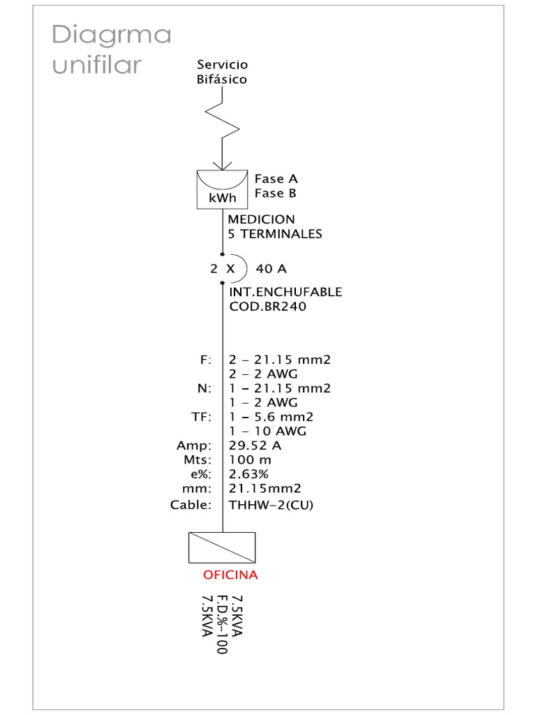 Unifilar Bifasico | PDF