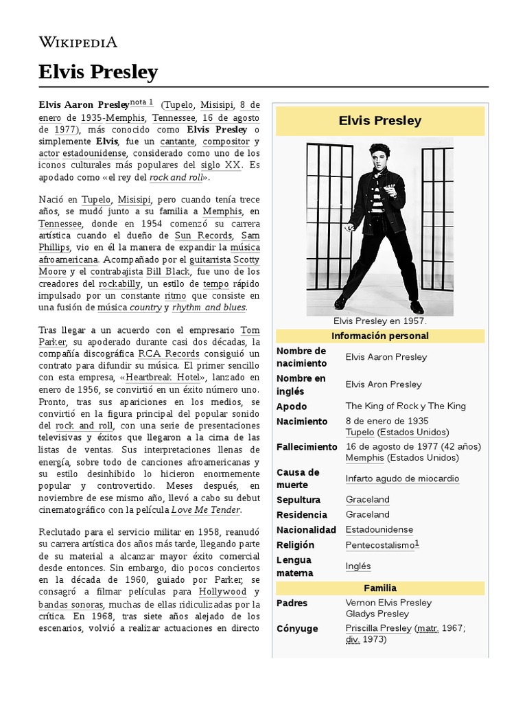 Elvis Presley | PDF | Elvis Presley
