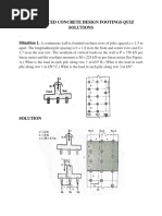 Rectangular Footing Sample Problem | PDF | Structural Load | Pressure