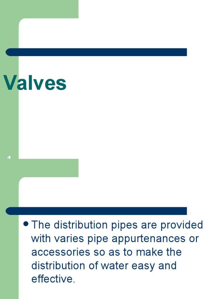 Types of Valves | PDF | Valve | Tap (Valve)
