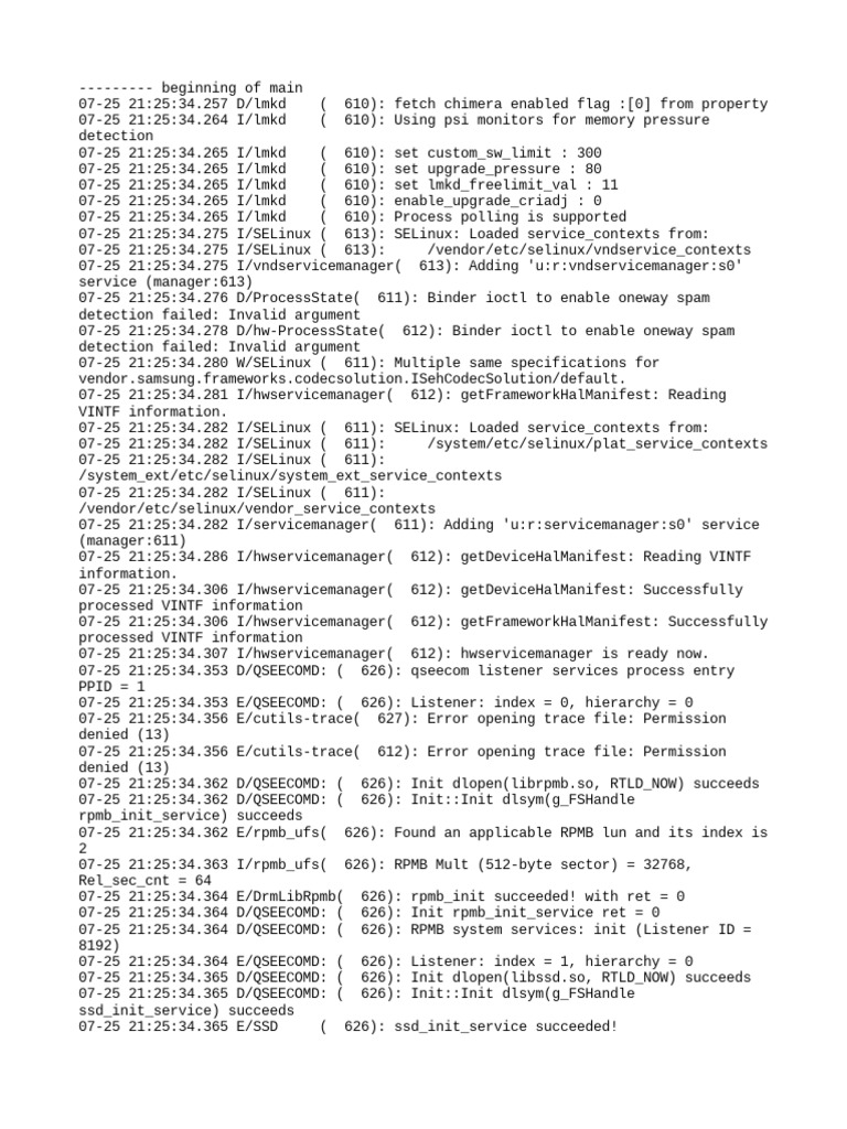 Logcat Prev CSC Log | PDF | Proprietary Software | Operating System Technology