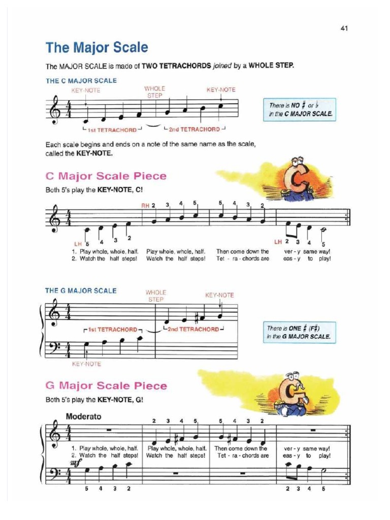 Alfredx27s Basic Piano Lesson Book 1b Compress 2 | PDF