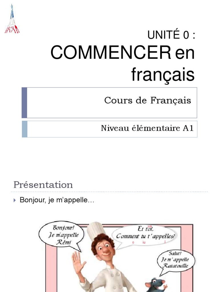 Cours de Français A1 : Introduction et Alphabet | PDF | Voix humaine ...
