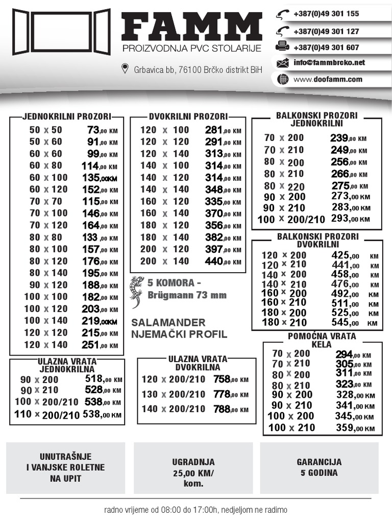 FAMM-Cjenovnik-20042022 220423 132816 | PDF