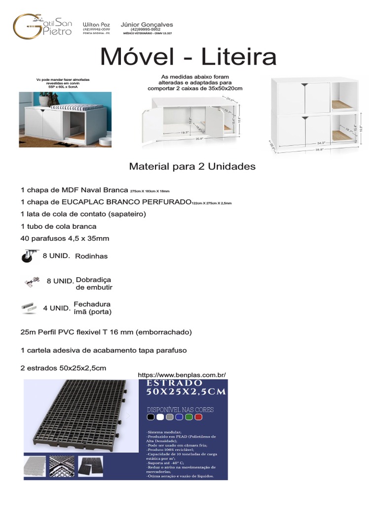 Liteira para Gatos | PDF