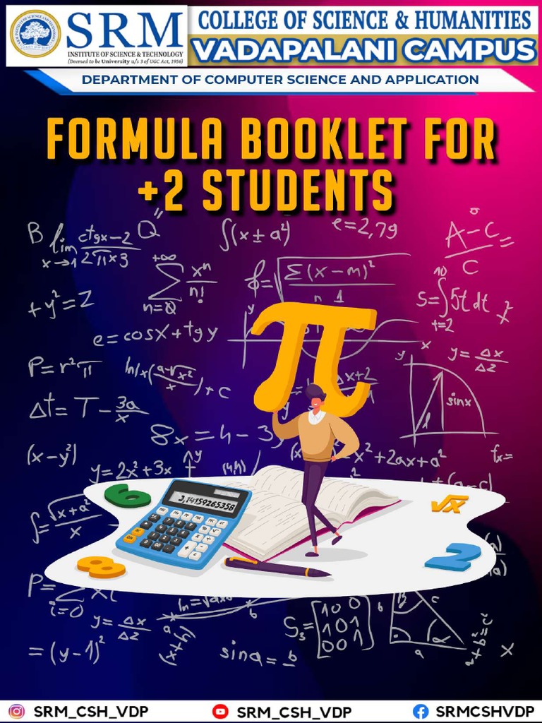 12th Maths Formula Book | PDF | Polynomial | Factorization