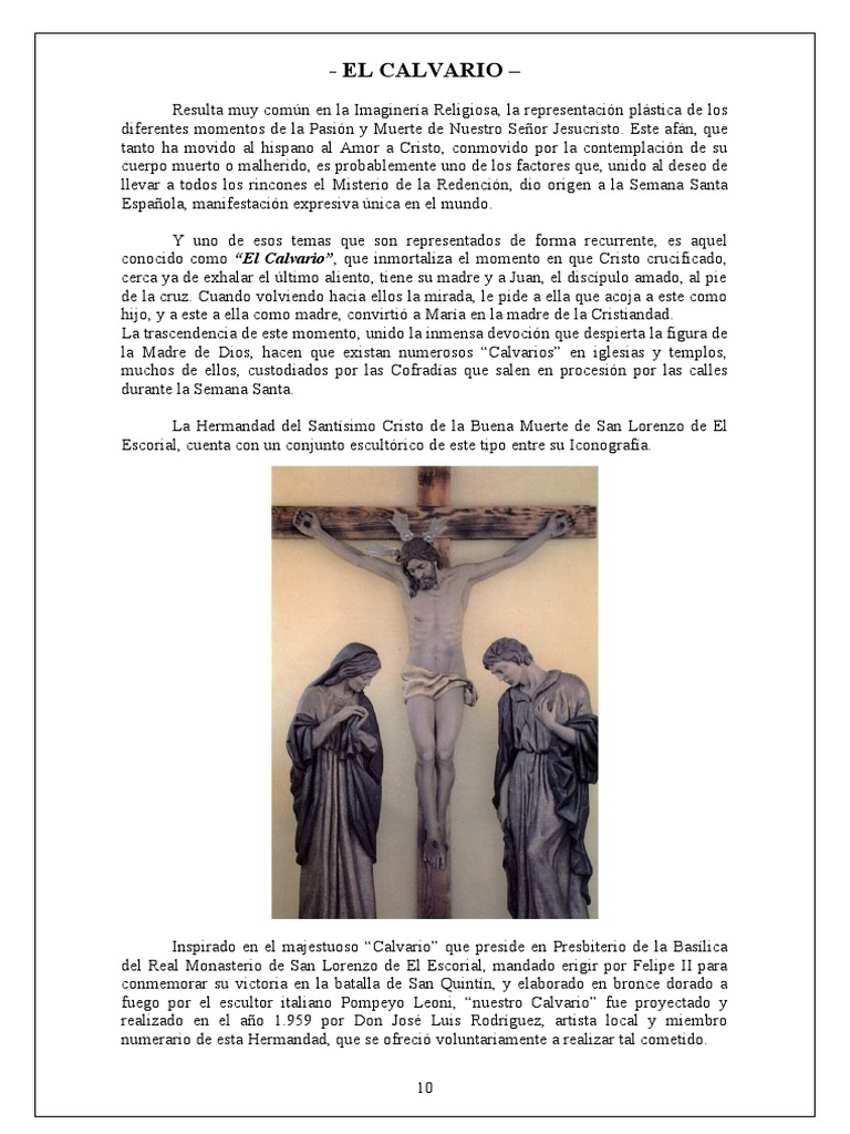 El Calvario: Iconografía y Tradición en Semana Santa | PDF