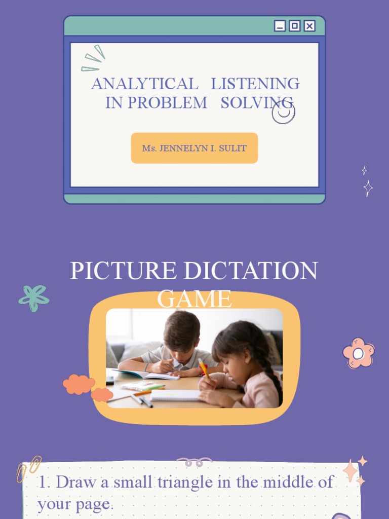 Employ Analytical Listening in Problem Solving | PDF