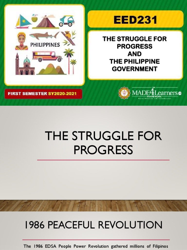 The Struggle For Progress And The Philippine Government Pdf Corazon