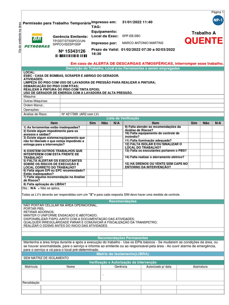 PT - Petrobras Modelo | PDF