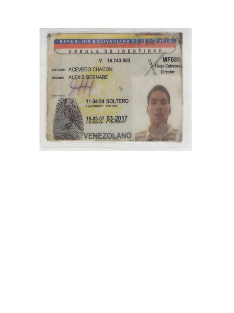 Cèdula de Alex | PDF