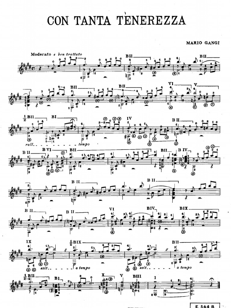 Mario Gangi Con Tanta Tenerezza - Compress | PDF