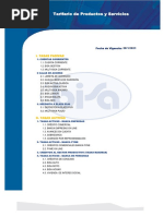 Tarifario_de_Productos_y_Servicios_(18.03.25)v2 | PDF | Bancos | Dólar de los Estados Unidos
