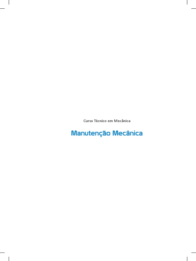 Curso Tecnico Em Mecanica Pdf