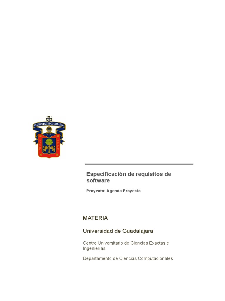 Requerimientos De Software Según El Estándar Ieee 830 Pdf Software Bases De Datos