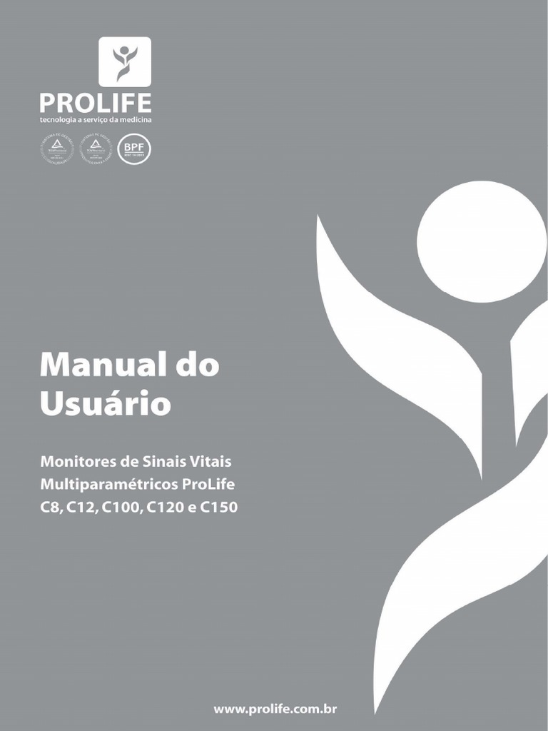 Manual - Do - Usuário - MONITOR PROLIFE C8 - C12 - C100 - C120 - C150 - Rev01 | PDF ...