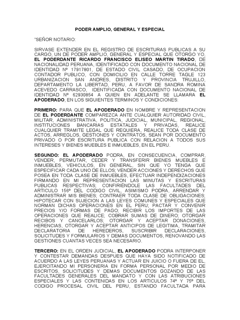 Mod Poder Amplio General y Especial | PDF | Bancos | Dinero