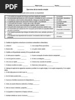 Actividades Completas Sujeto Tacito Expreso | PDF
