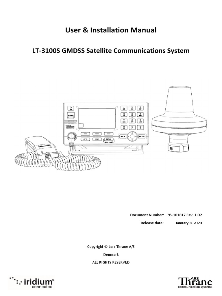 Iridium lt3100s | PDF | Radio | Electrical Connector
