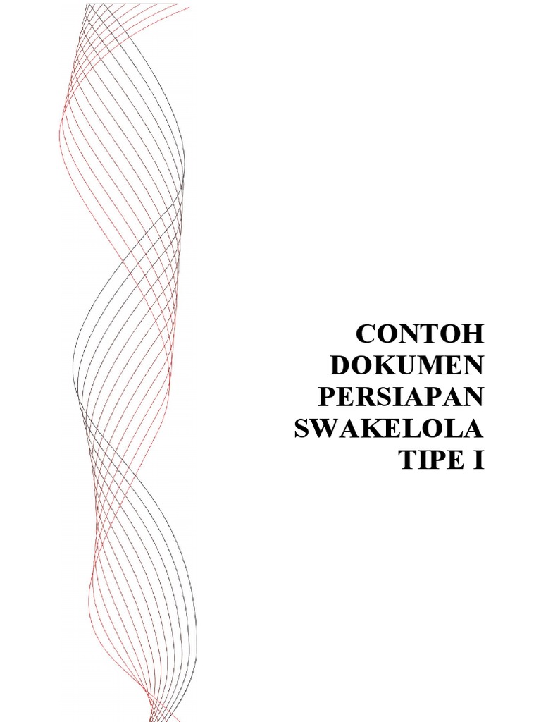 Contoh Dokumen Swakelola Tipe I | PDF | Bisnis