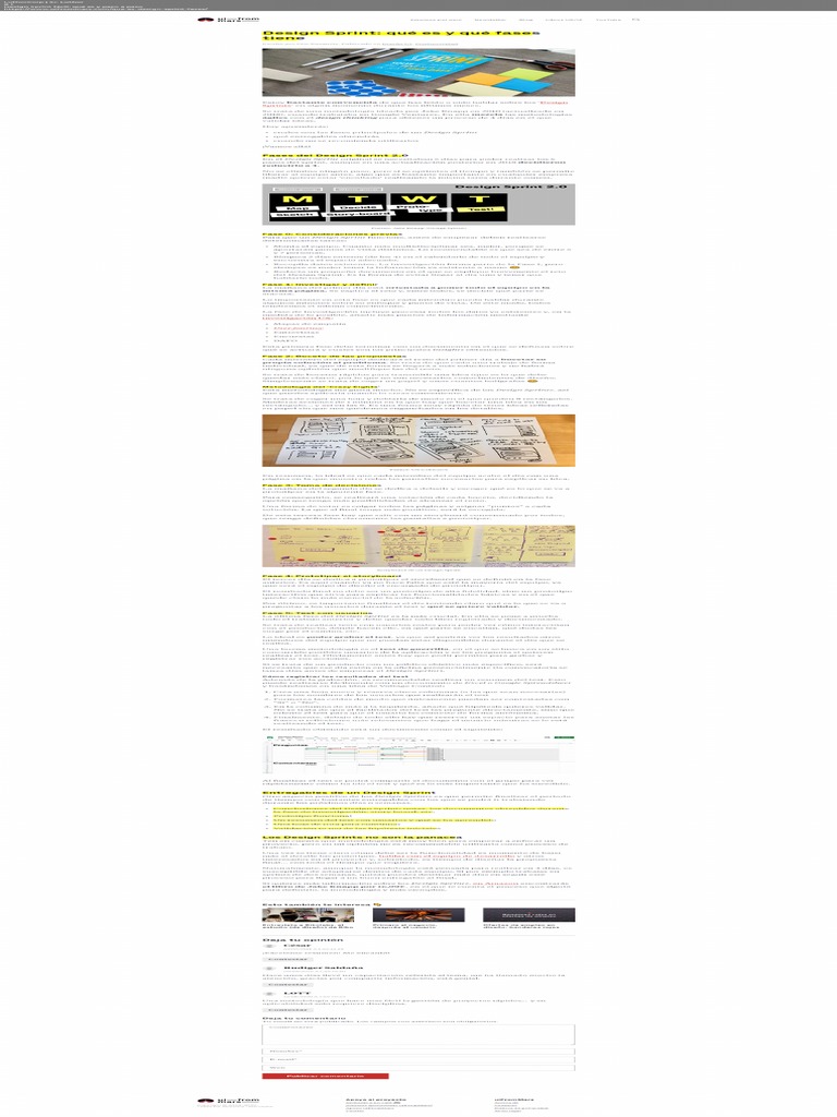 Design Sprint Fácil I Qué Es y Paso A Paso | Descargar gratis PDF ...