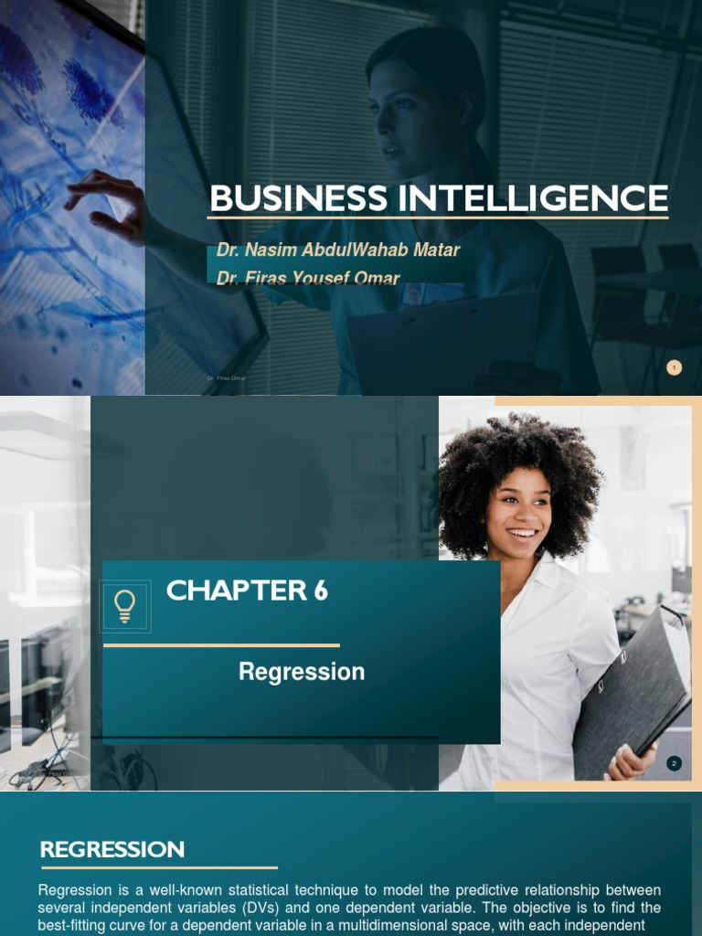 Business Intelligence - Chapter 6 | PDF | Regression Analysis | Dependent And Independent Variables