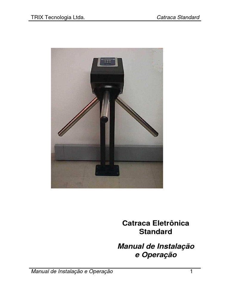 Manual - Catraca - Standard V2 - 0 - 09 - 12 | PDF | BIOS | Topologia ...