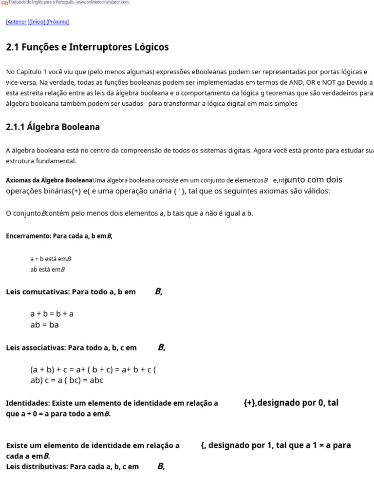 Contemporary Logic Design DSD-51-119.en - PT | PDF | Dimensão | Lógica