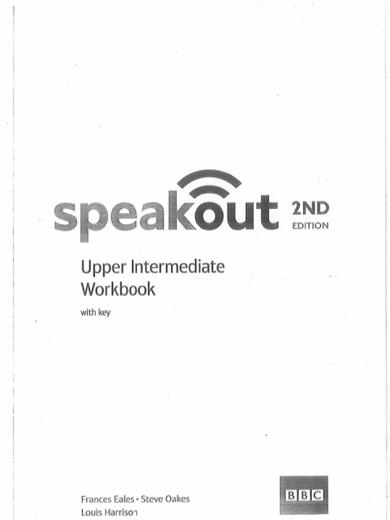 Speakout 2nd Edition Upper Intermediate Workbook With Key | PDF