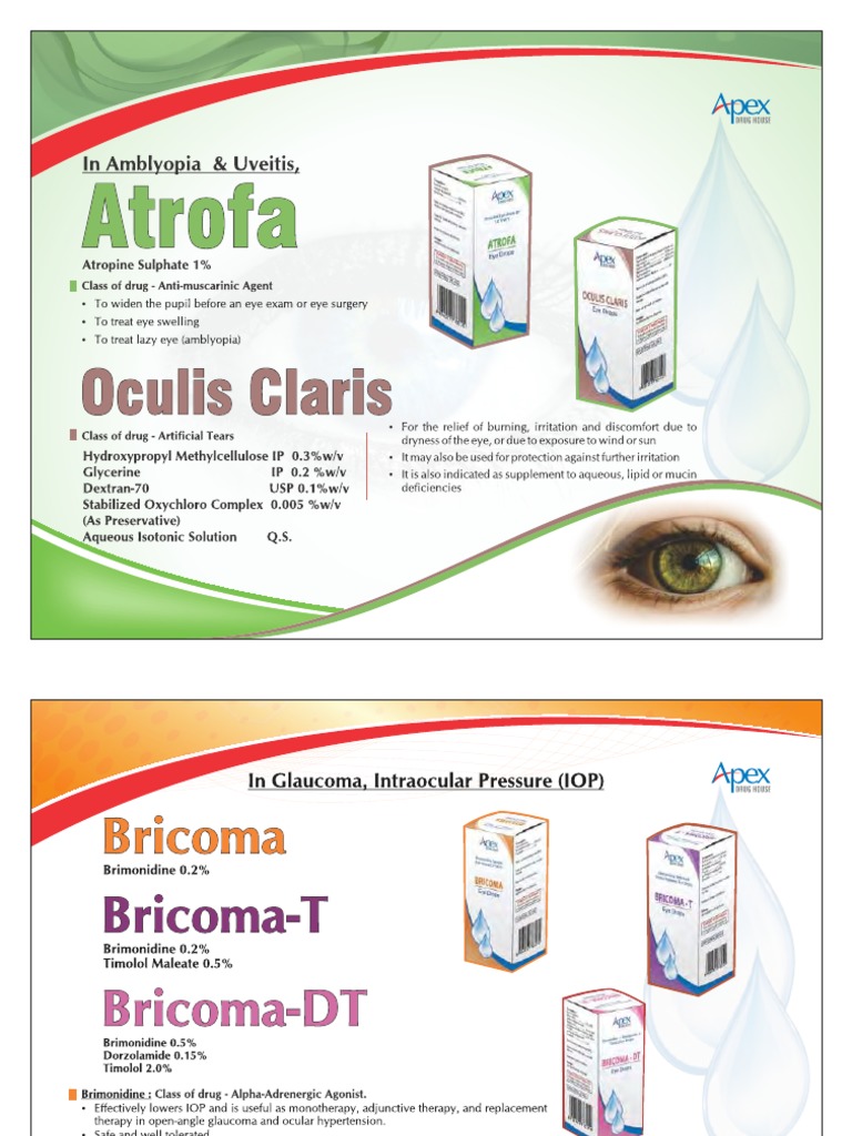 Eye Drops Brands | PDF