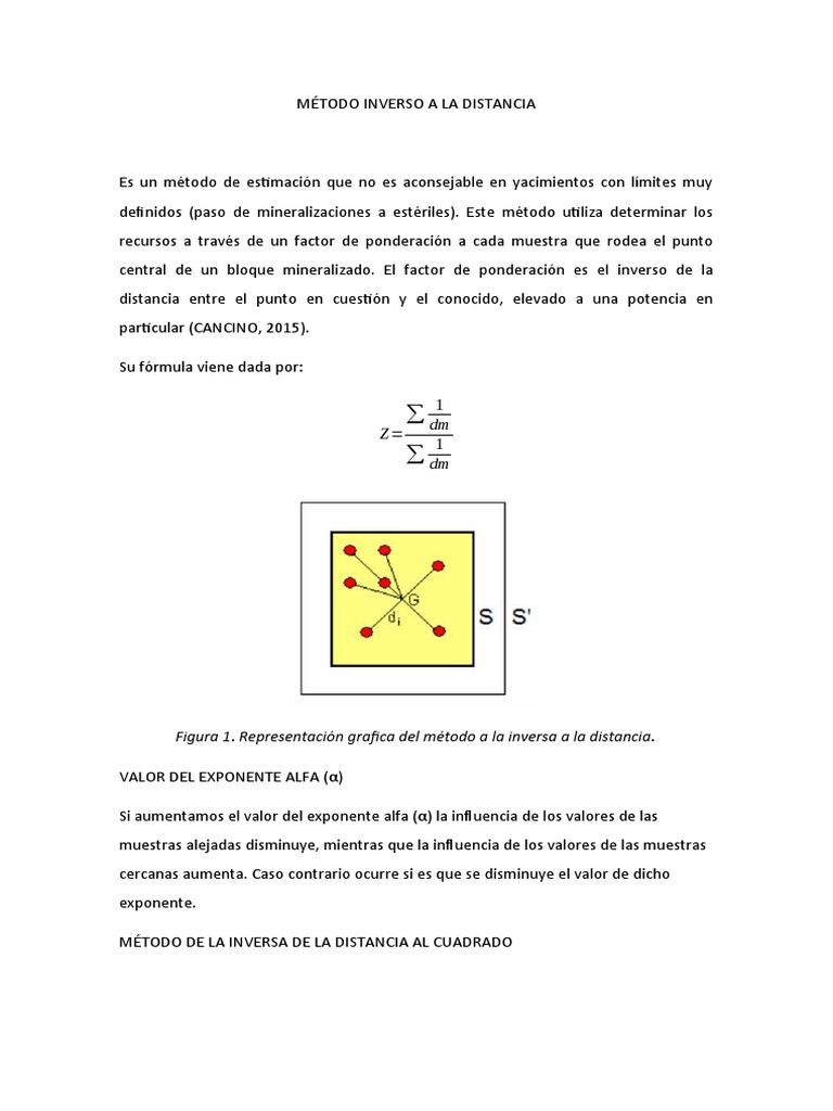 Método Inverso A La Distancia | PDF