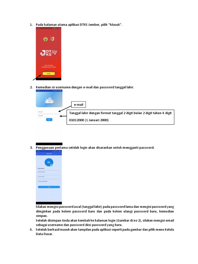 Panduan DTKS Jember | PDF