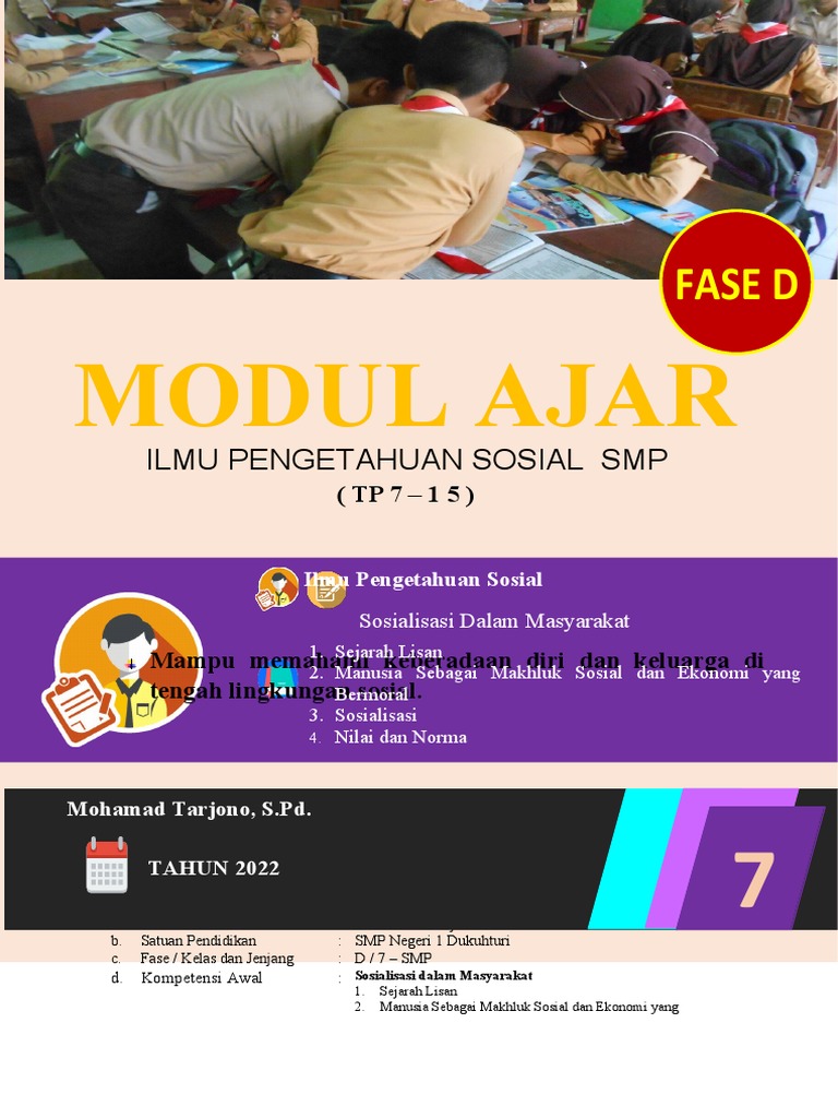 Modul Ajar - 3 Ips Kelas Vii | PDF