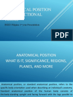 Anatomical Position & Directional Terms Quiz | PDF | Anatomical Terms ...