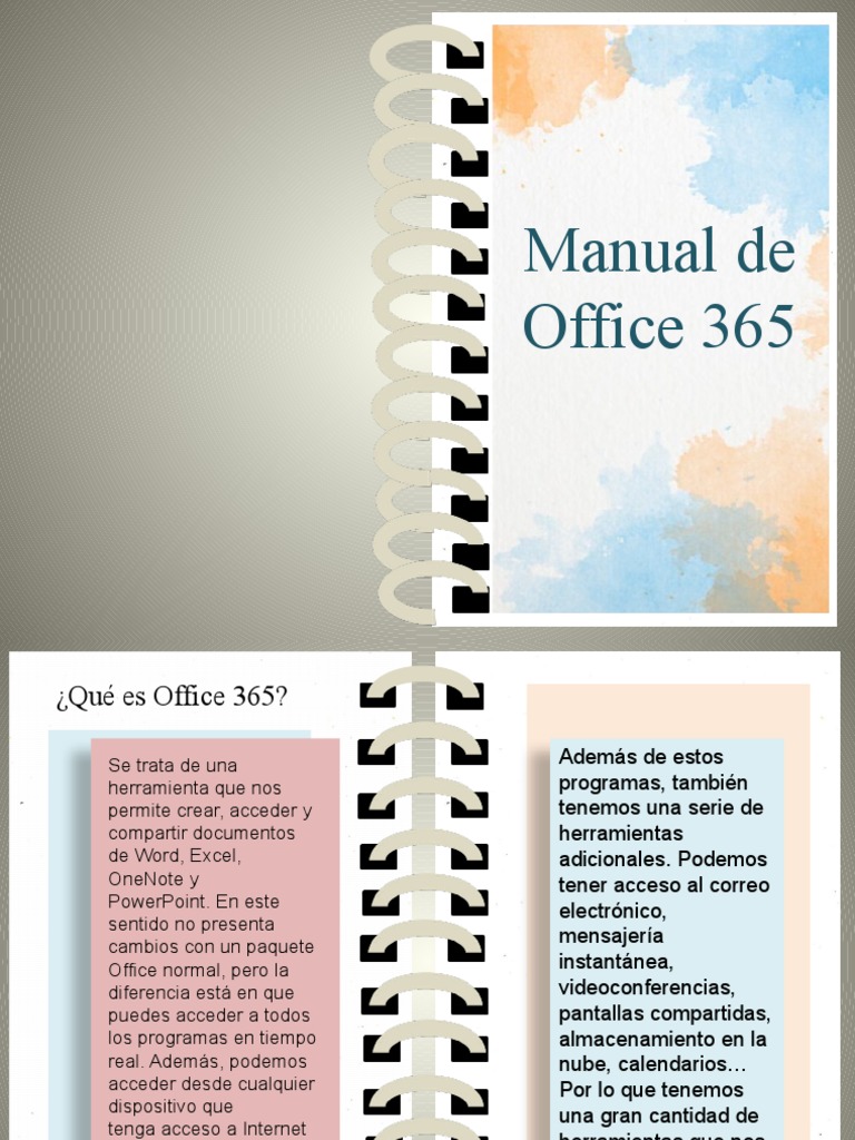 Manual de Office 365 | PDF | Microsoft | Microsoft Office