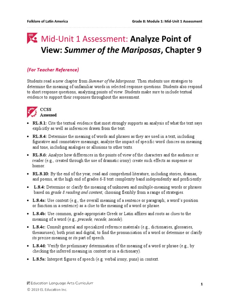 G8m1u1 Modulelessons Mid Unit 1 Assessment 0220 | PDF | Linguistics ... G8m1u1 Modulelessons Mid Unit 1 Assessment 0220 | PDF | Linguistics ...