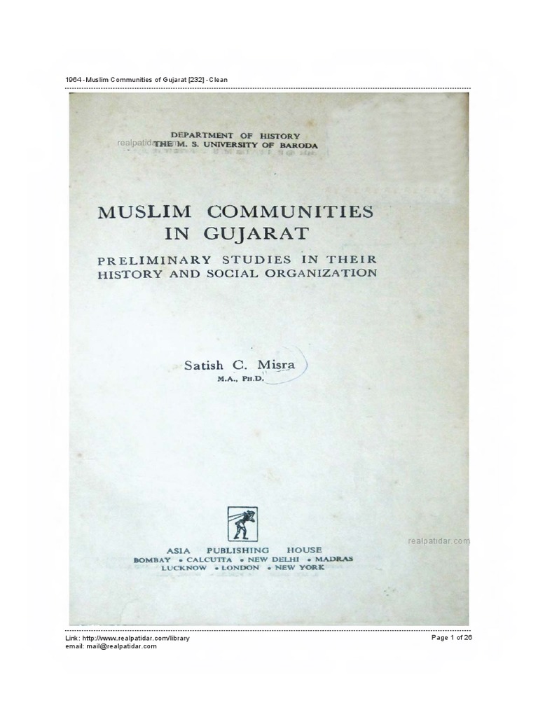 Muslim Communities of Gujarat | PDF | Islamic Branches | Abrahamic ...