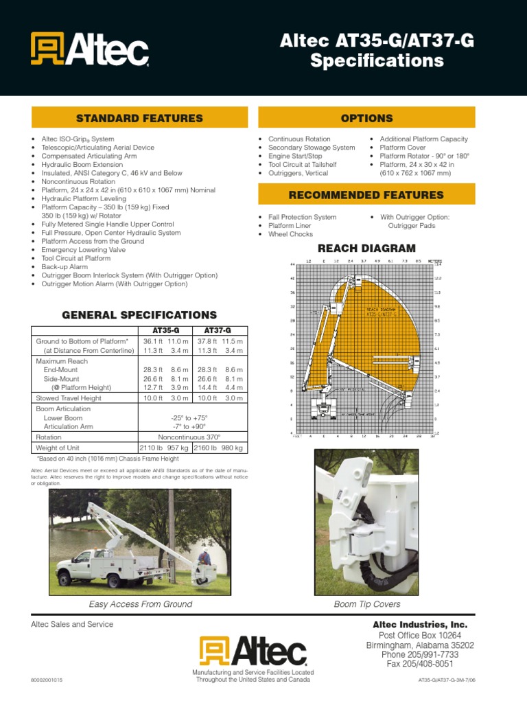 Altec At37 G | PDF