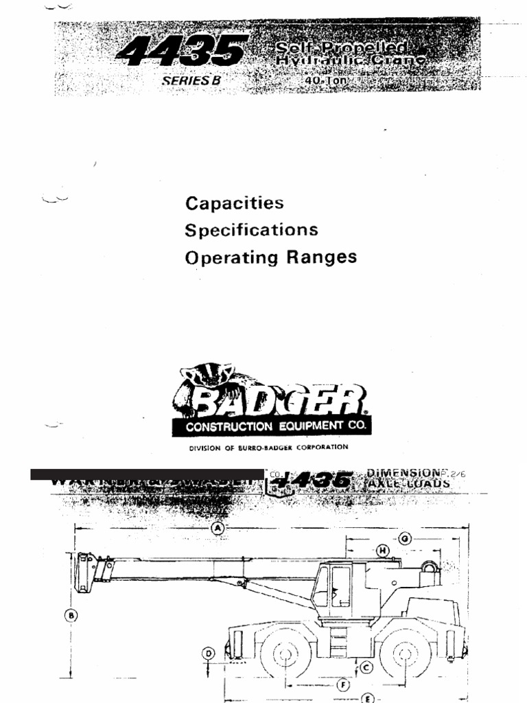 Badger - 4435 | PDF