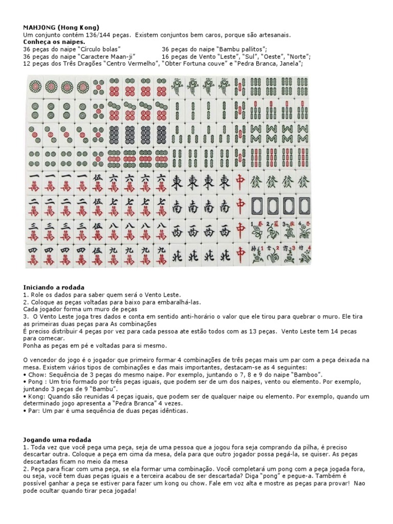 MAHJONG | PDF | Mahjong