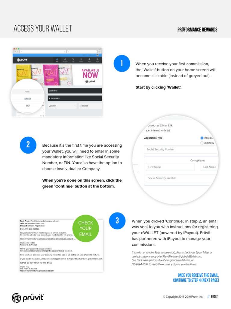 Pruvit Guide Wallet | PDF
