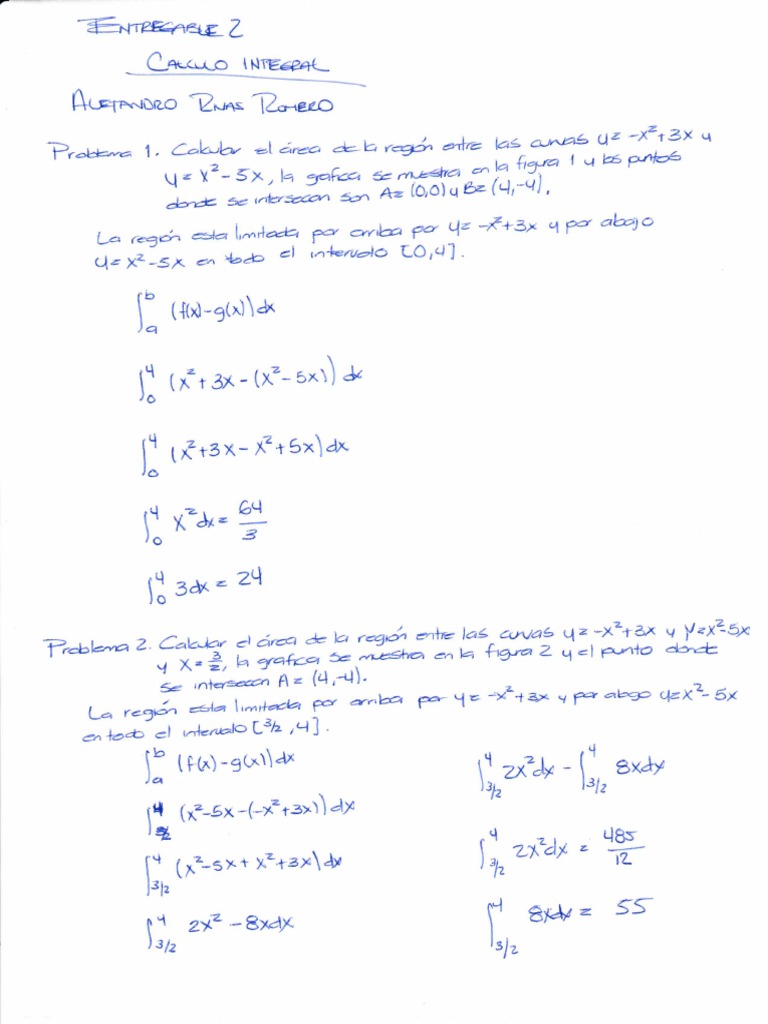 Entregable 2 Calculo Integral | PDF
