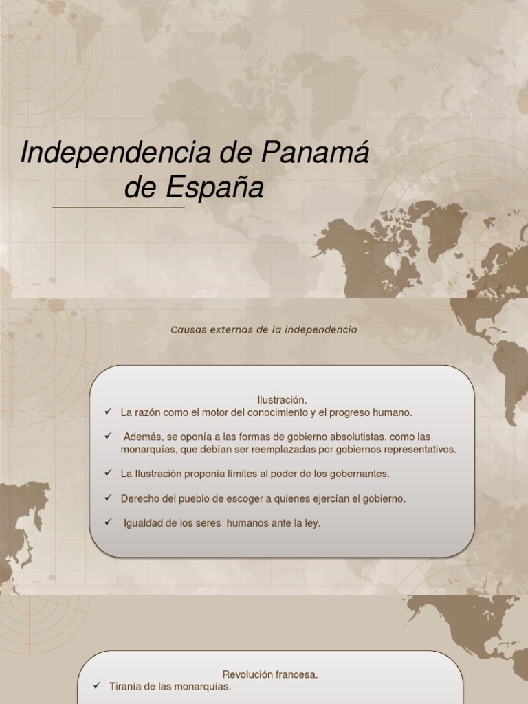 Independencia de Panama de Espana | PDF | Esclavitud | Panamá