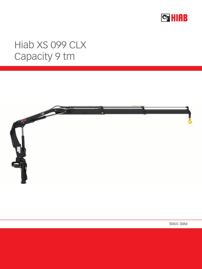 Hiab - XS 099 CLX | PDF | Manufactured Goods | Transport