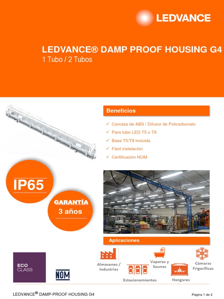 Ledvance® Damp Proof Housing G4 | PDF | Bienes manufacturados ...