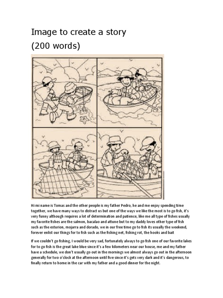 Father-Son Fishing Adventures Explained | PDF | Language Arts ...
