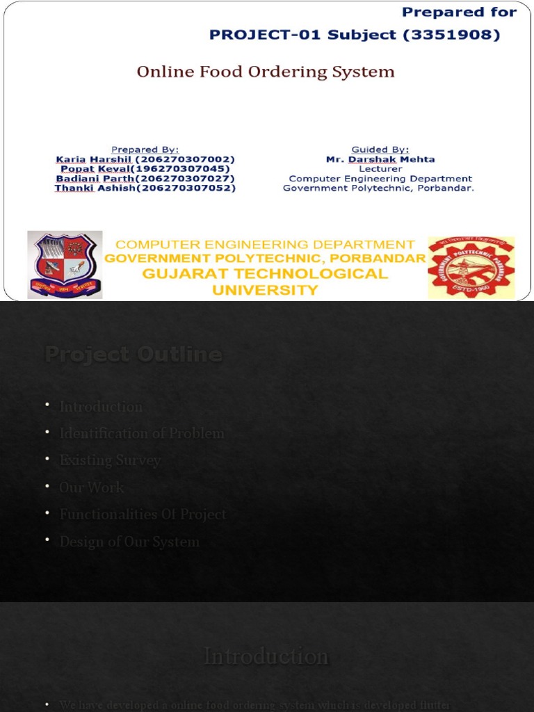 Online Food Order | PDF