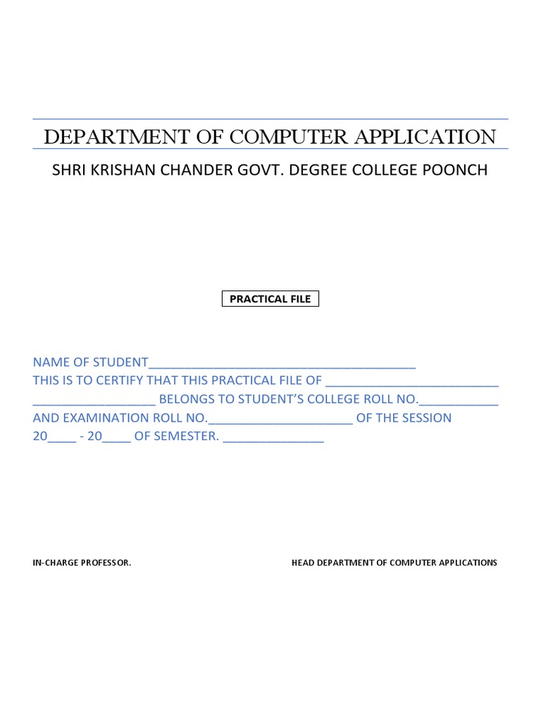 Sql Practical File 4th Sem Pdf Sql Information Retrieval