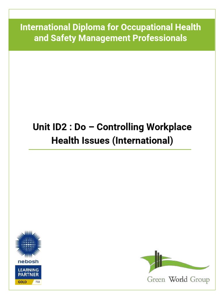 Controlling Workplace Health Issues | PDF | Occupational Safety And ...